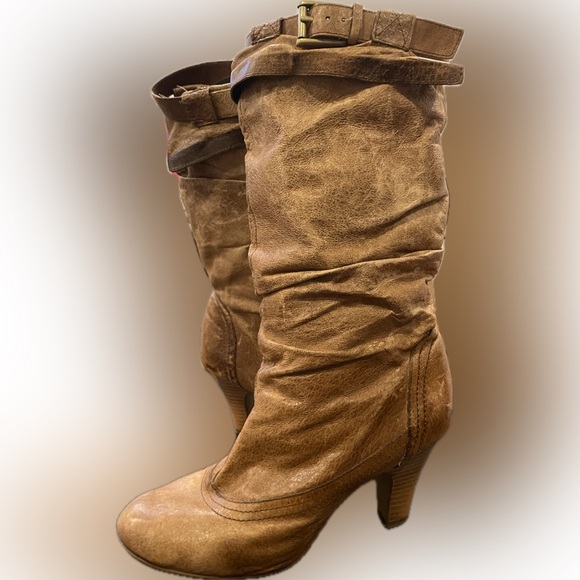 Kelly & Katie | Shoes | Kelly Katie Jessie Vintage Brown Leather Slouch ...
